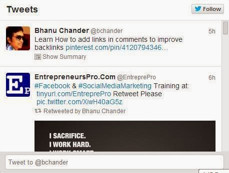 How to add Twitter timeline | updates in your blog | Easy Blogger Stuff