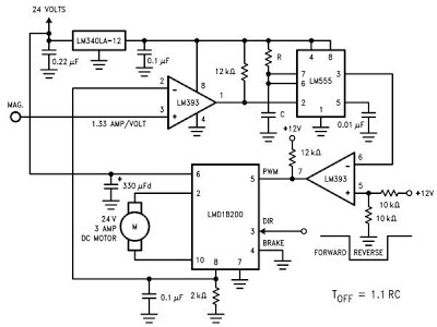 LMD18200 Motor Controller Schematic Circuit Diagram