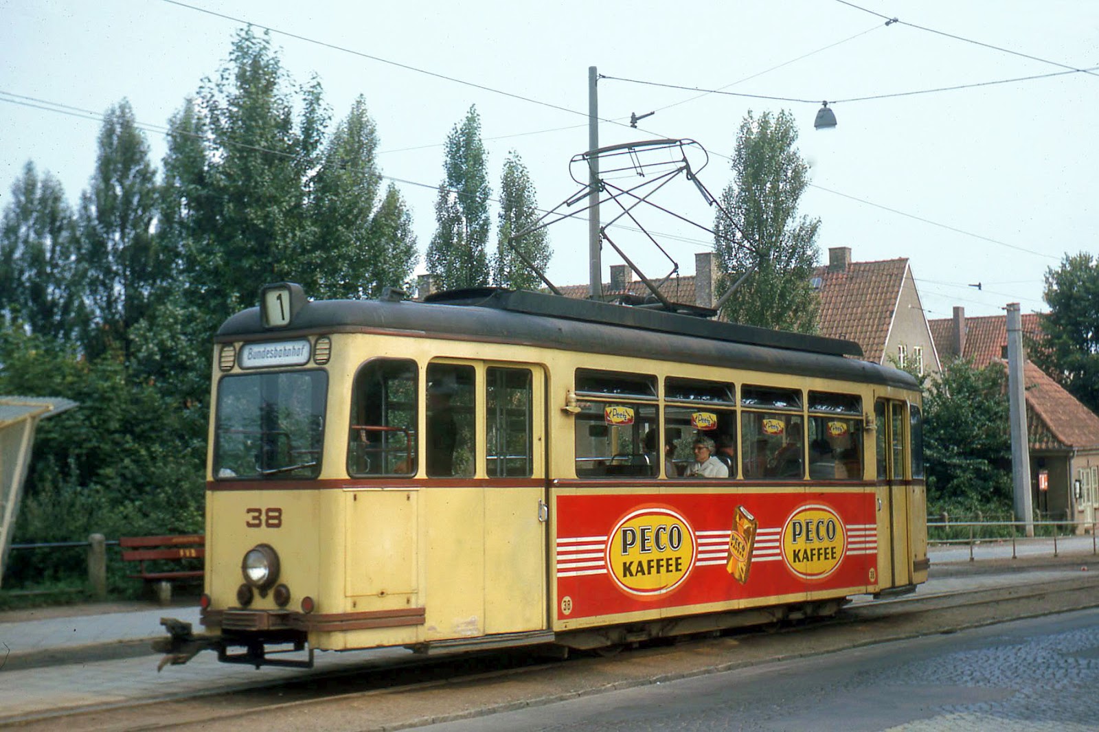 transpress nz: Flensburg station and tram, Germany