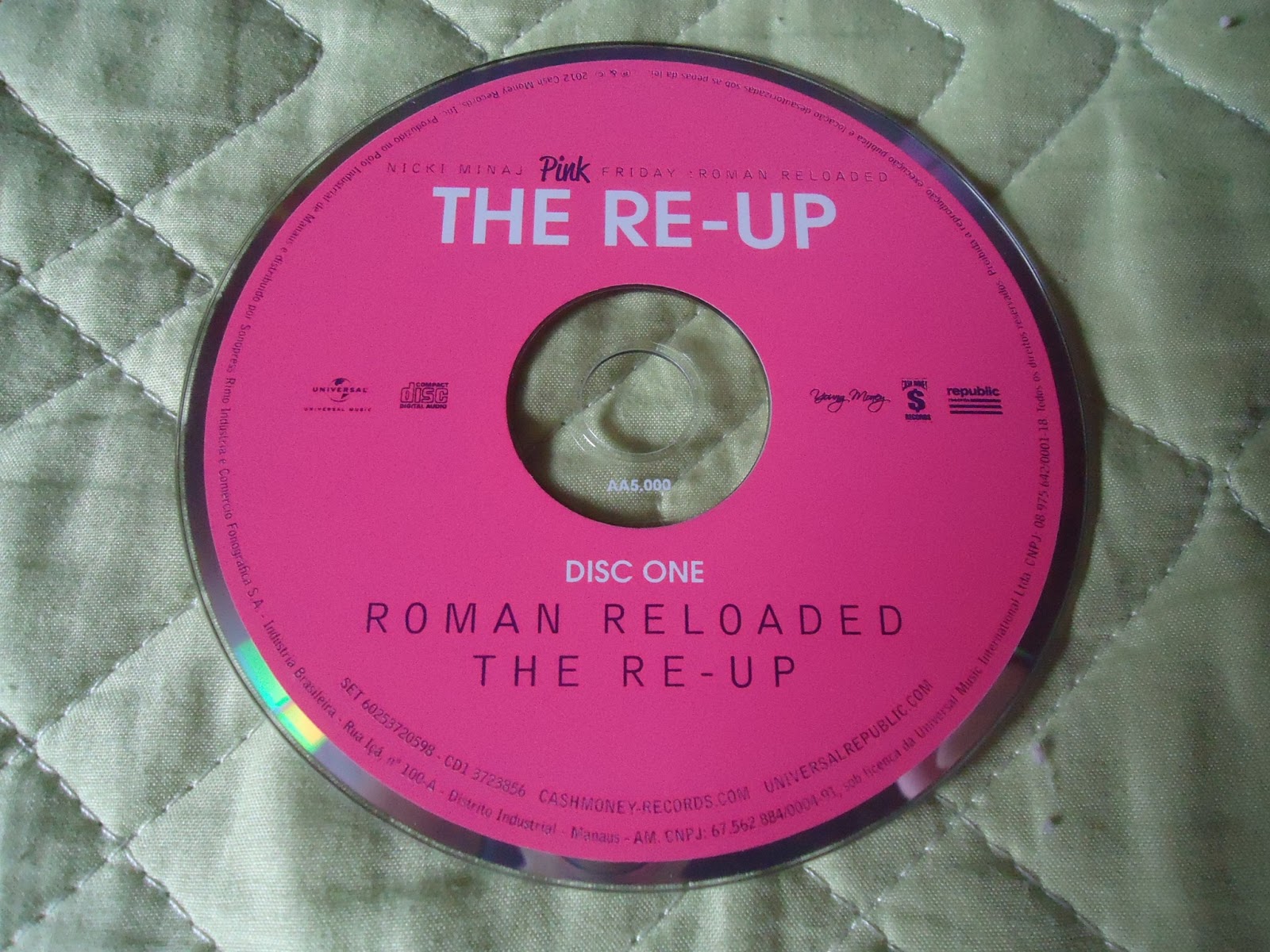 CD Duplo + DVD: Nicki Minaj - Pink Friday: Roman Reloaded - The Re-Up ...