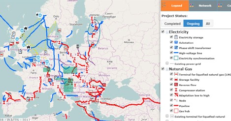 Maps Mania: The Integrated European Energy Network