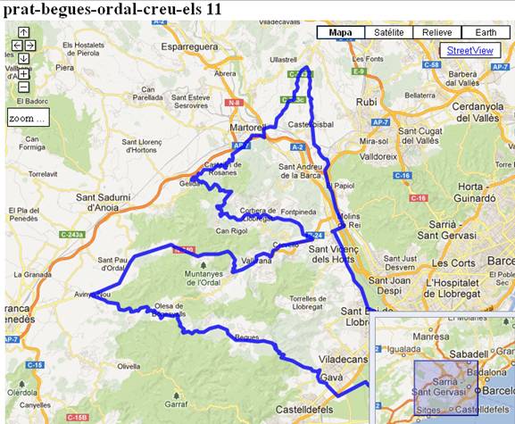 Agrupació Ciclista El Prat: Sortida 26 de Maig, Castellbisbal