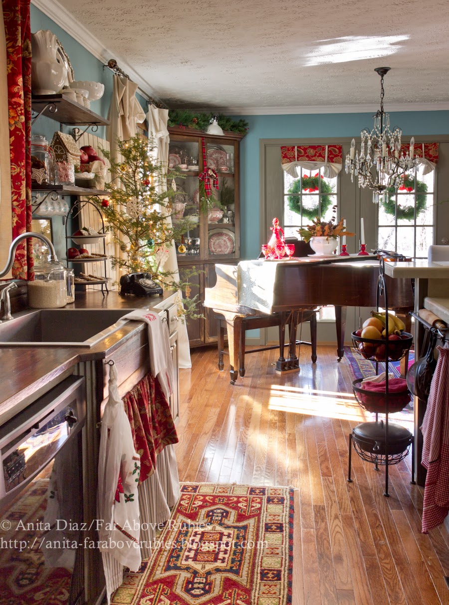 Merry Christmas farmhouse Kitchen - Whispering Pines Homestead