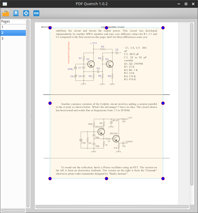 6 PDF page cropping tools for Linux · One Transistor