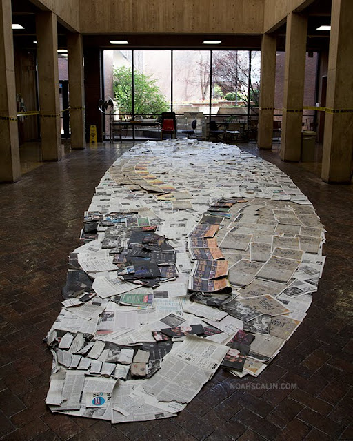 Dead Media 5: Newspaper Skull