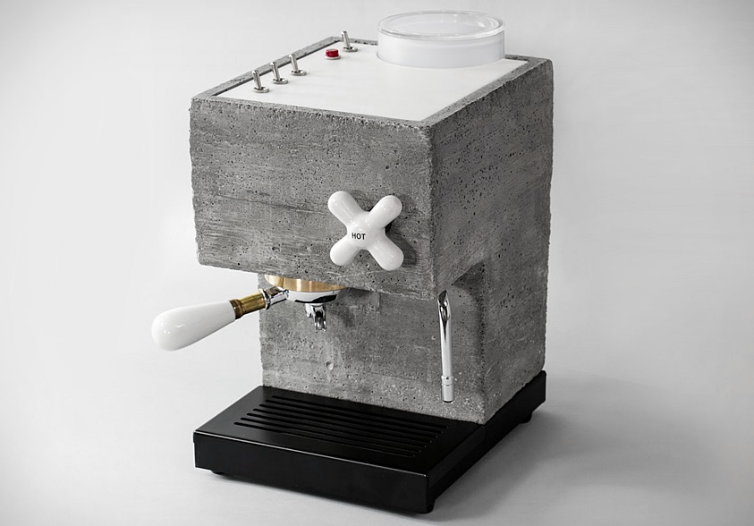 NEWS: This coffee machine is made from concrete | The Test Pit