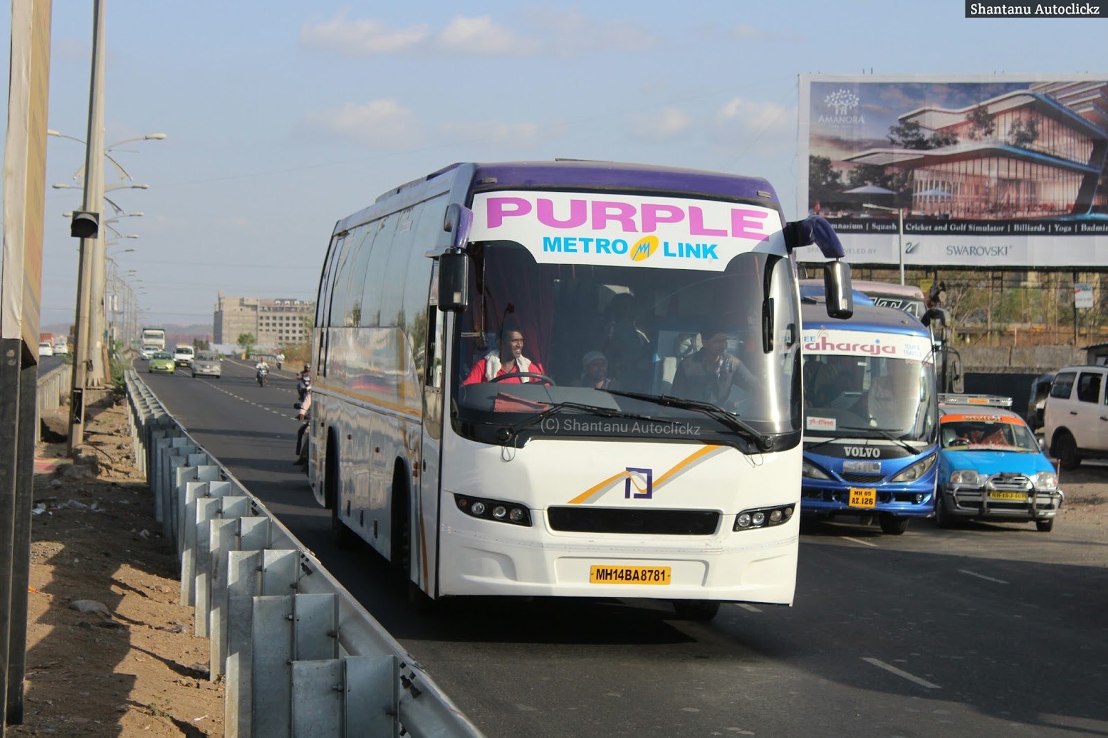 Shantanu Autoclickz: Collection of Prasanna Purple Volvo B7R Buses ...