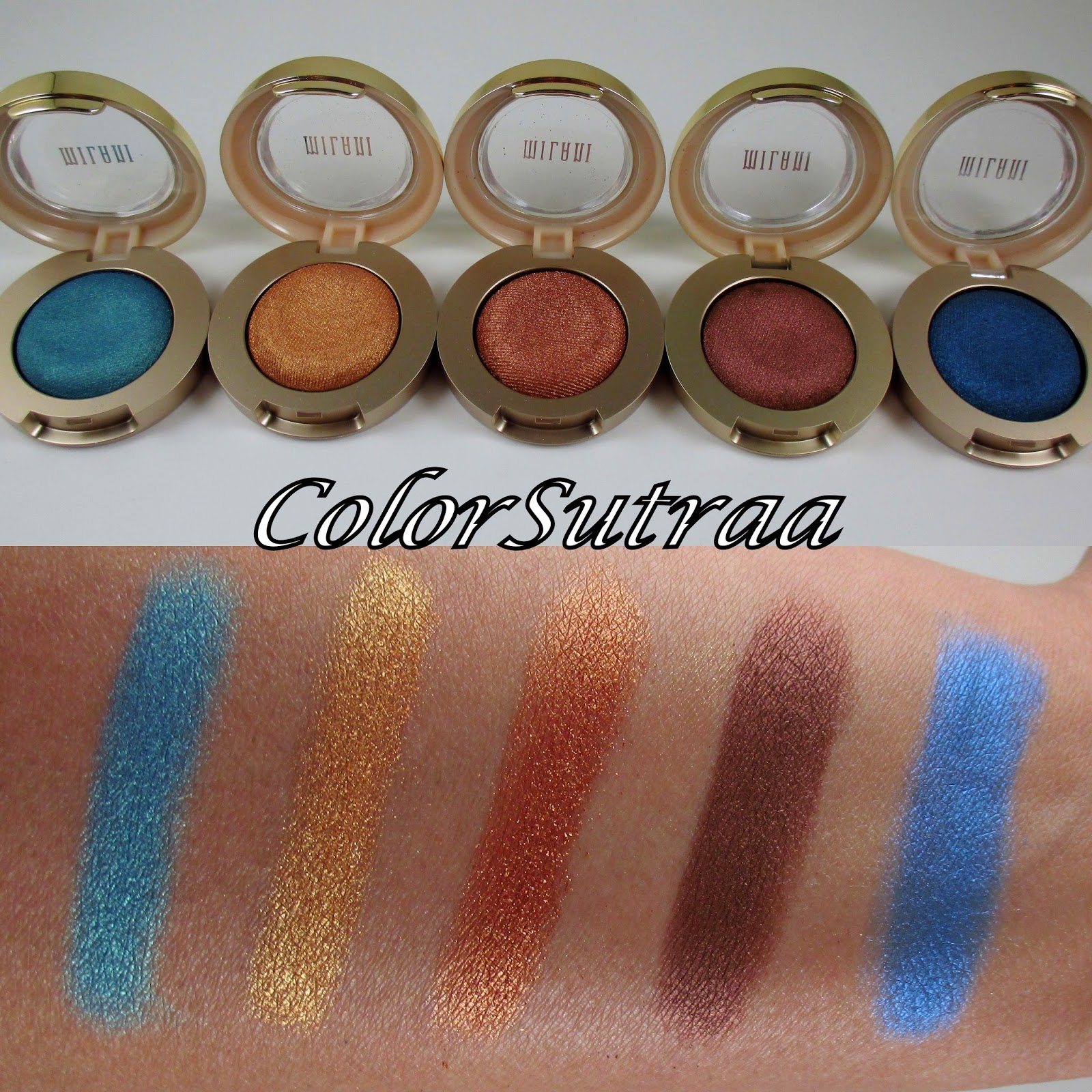 MILANI Bella Gel Powder Eyeshadows : Swatches and Review - ColorSutraa
