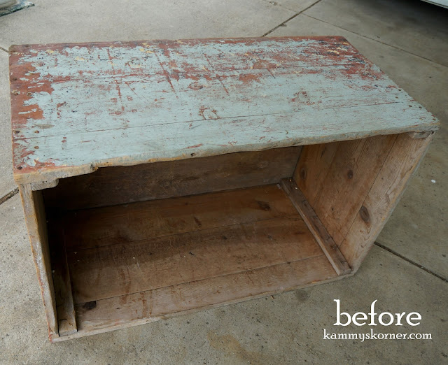 Kammy's Korner: The Cob Box Book Case {Revamped Family Heirloom}