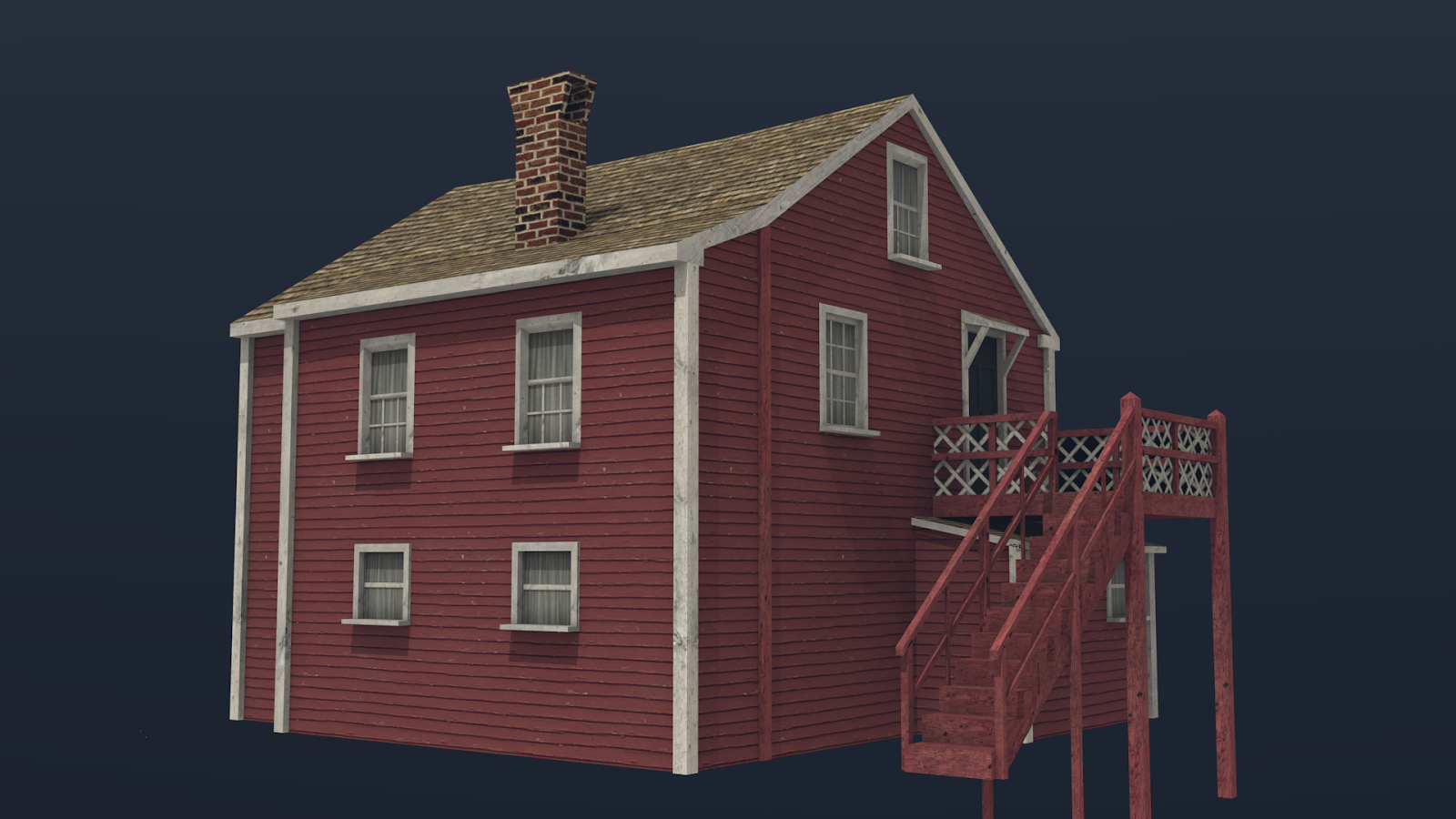 Josip Kladaric - Freelance 3D Artist: Red House - Game Asset
