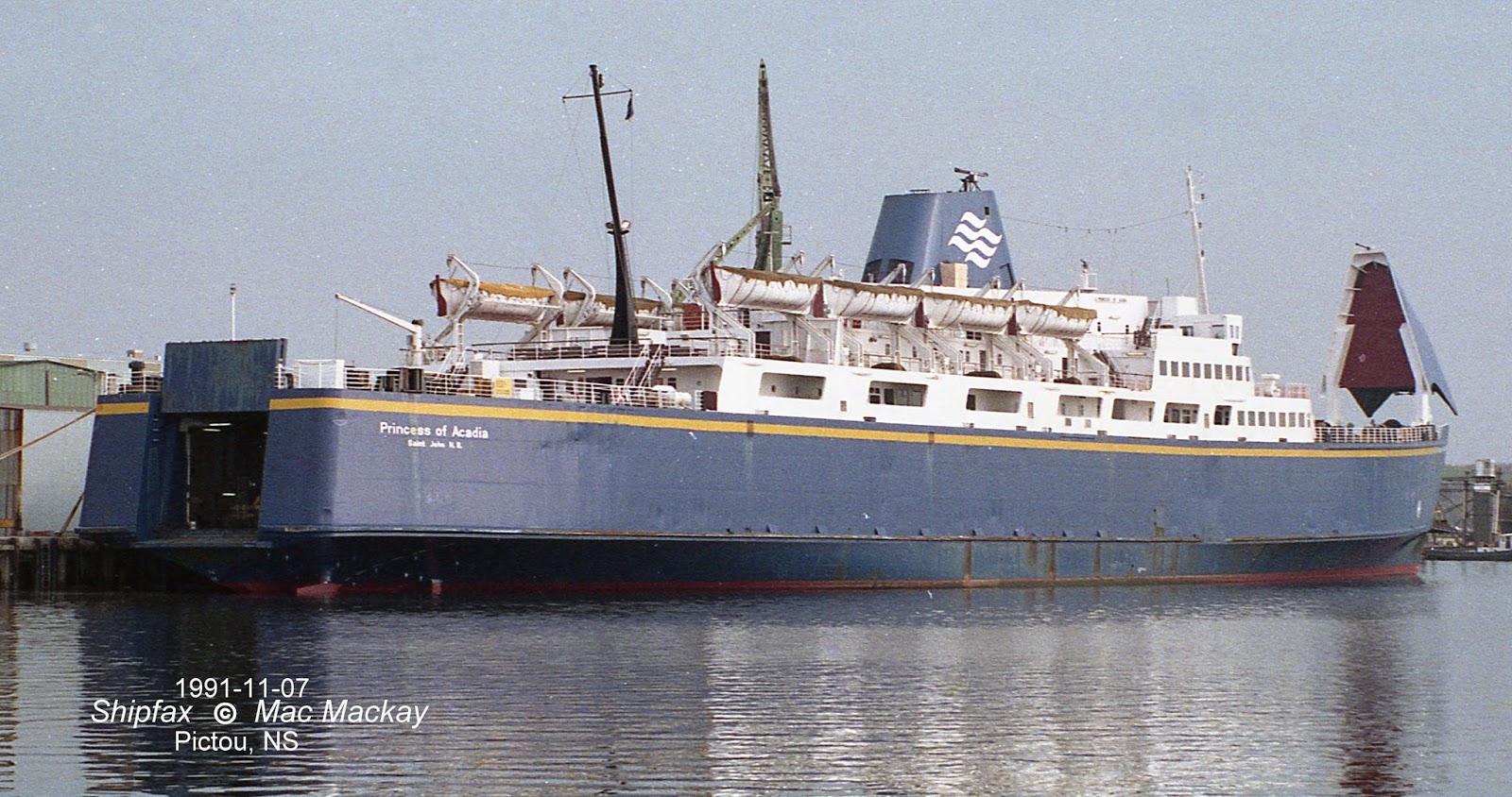 Shipfax: Princess of Acadia Bows Out