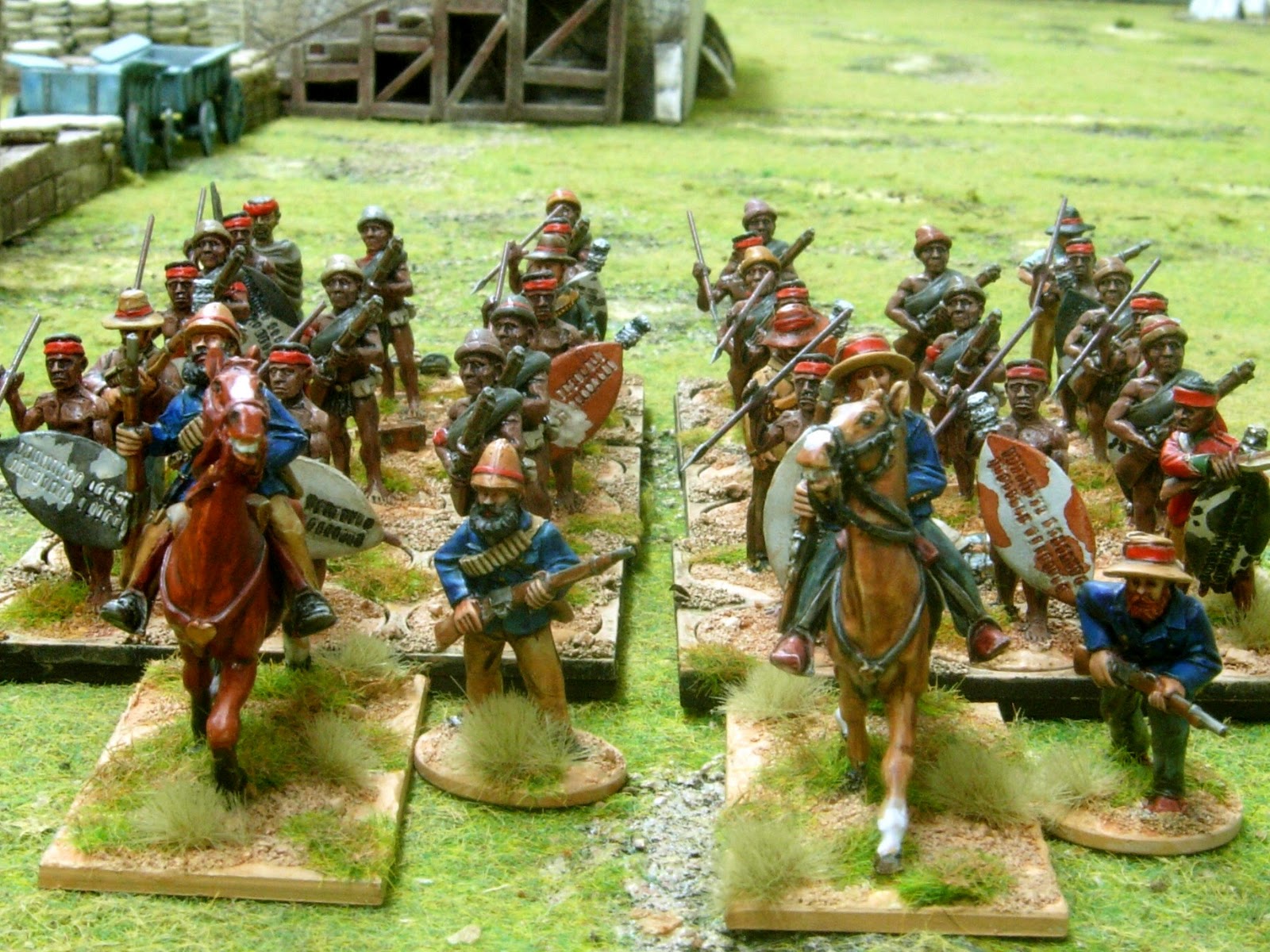 Wargaming with Silver Whistle: Natal Native Contingent.