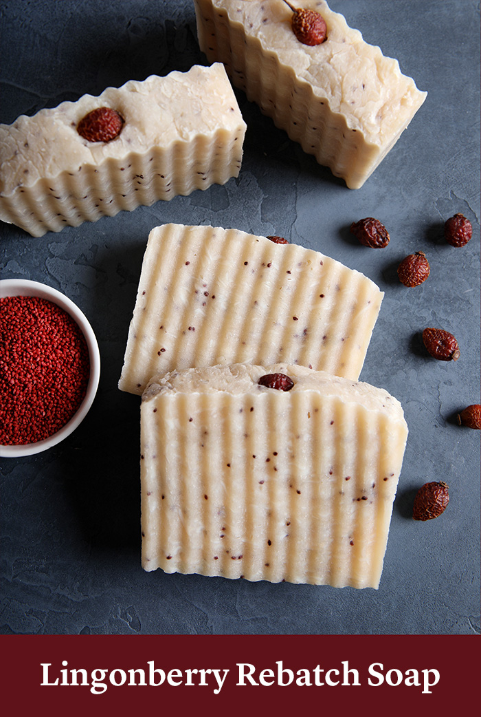 Making Scentz (aka Homemade Bath Products): Lingonberry Rebatch Soap