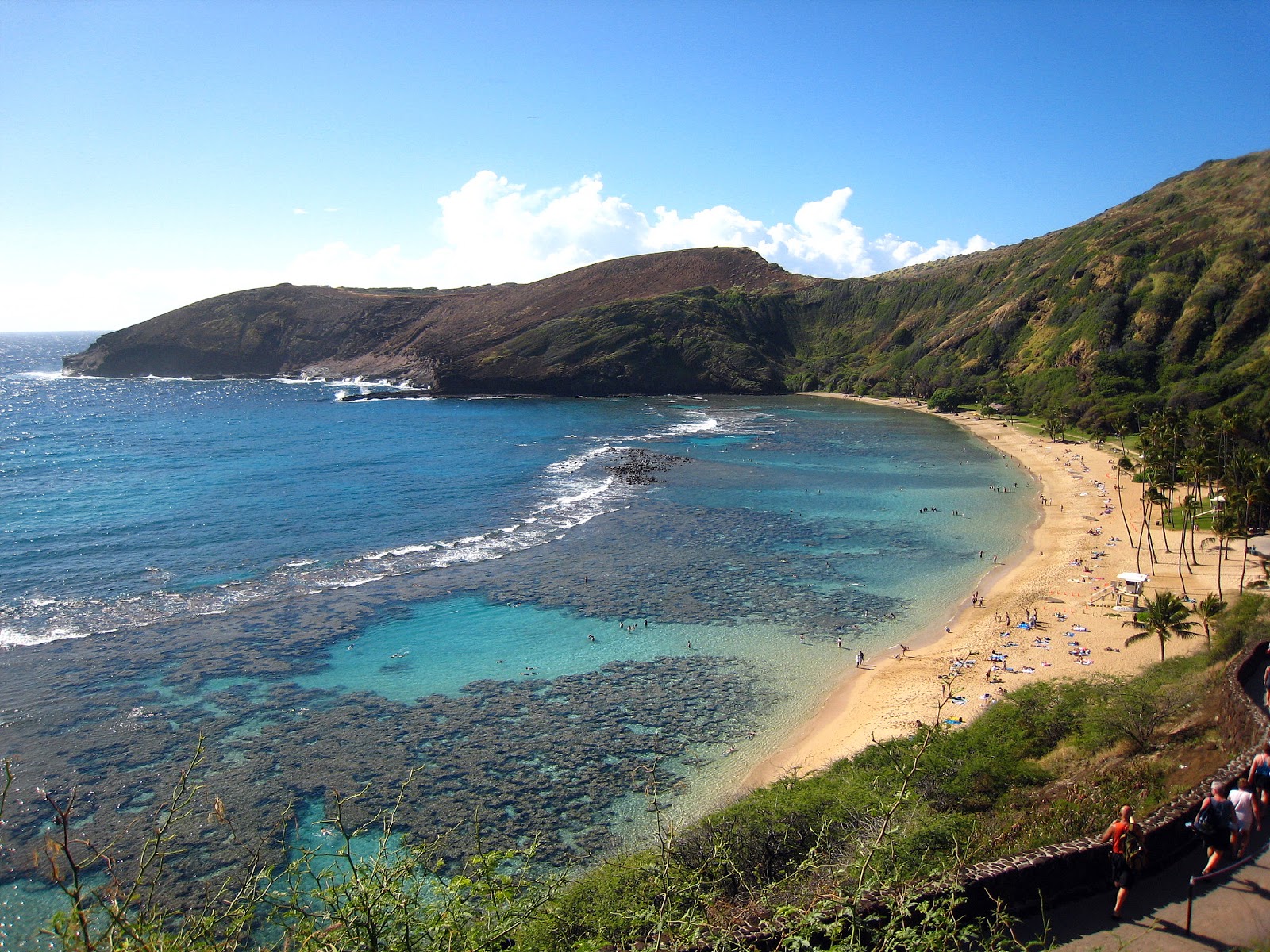 Stop frames of the Planet: Hanauma Bay. Hawaii...