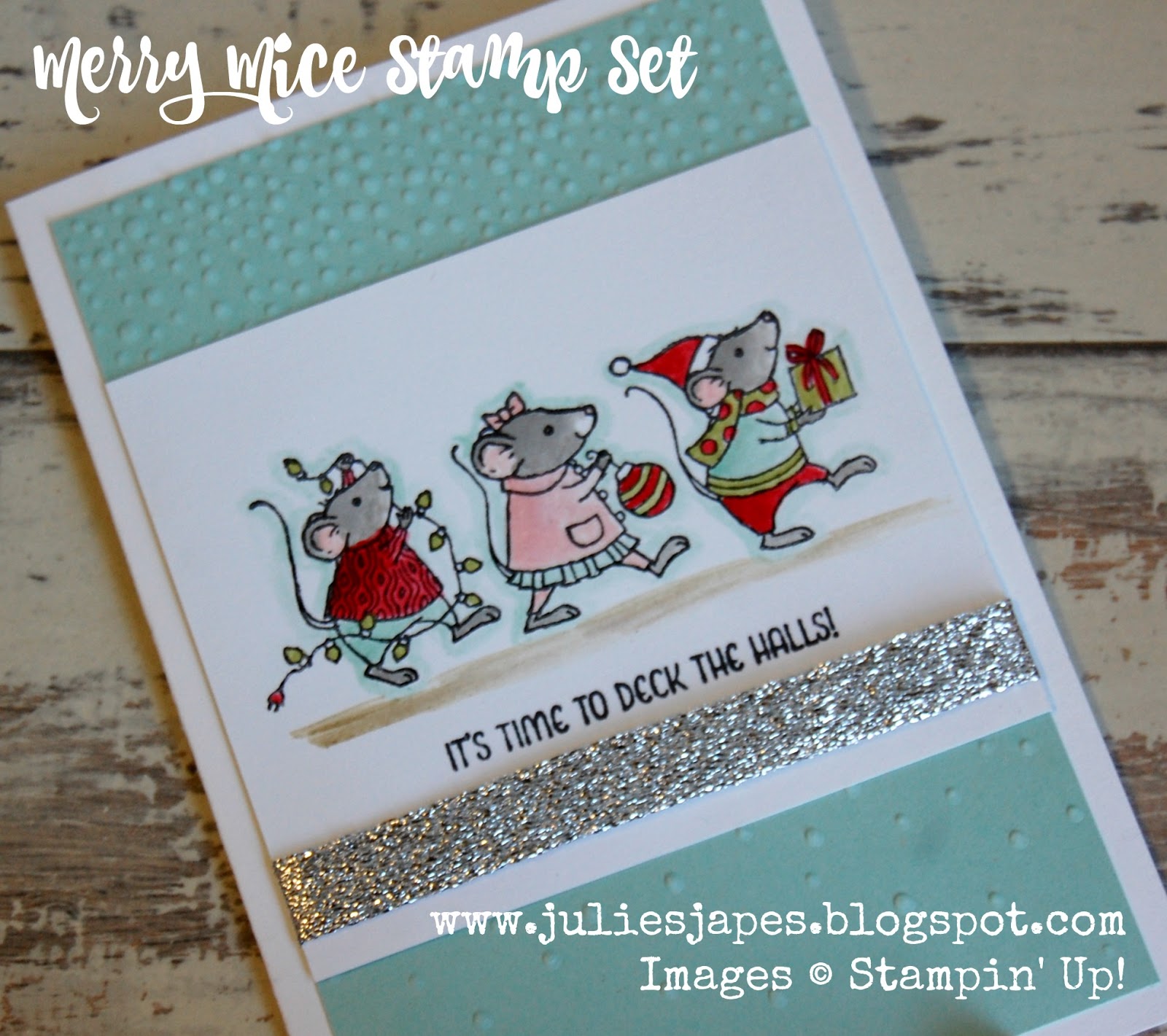 Merry Mice for Coffee and Card - The Paper Haven