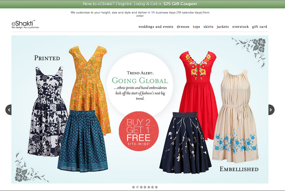 Sew Can Do: Custom Sewn Clothing, Made To Order: A Review of eShakti