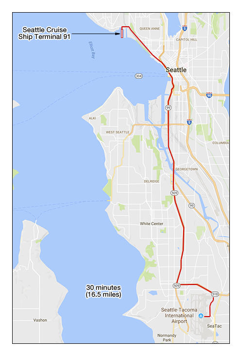 Map of seattle cruise port - vrbool