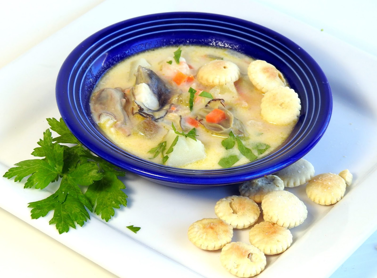 Kitchens Are Monkey Business: Shrimp And Oyster Chowder!