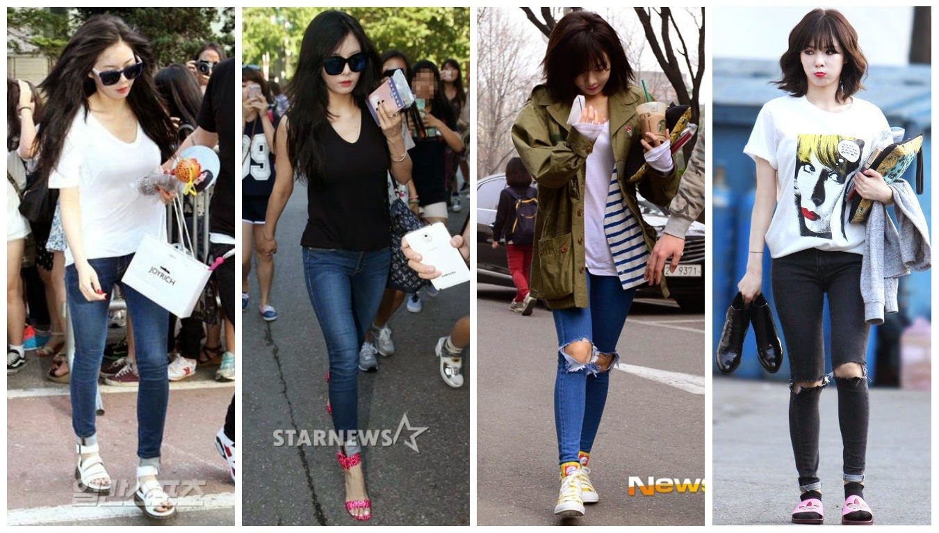 Off Stage: 4Minute's Hyuna airport fashion in 2014 | The Kpop Fashion