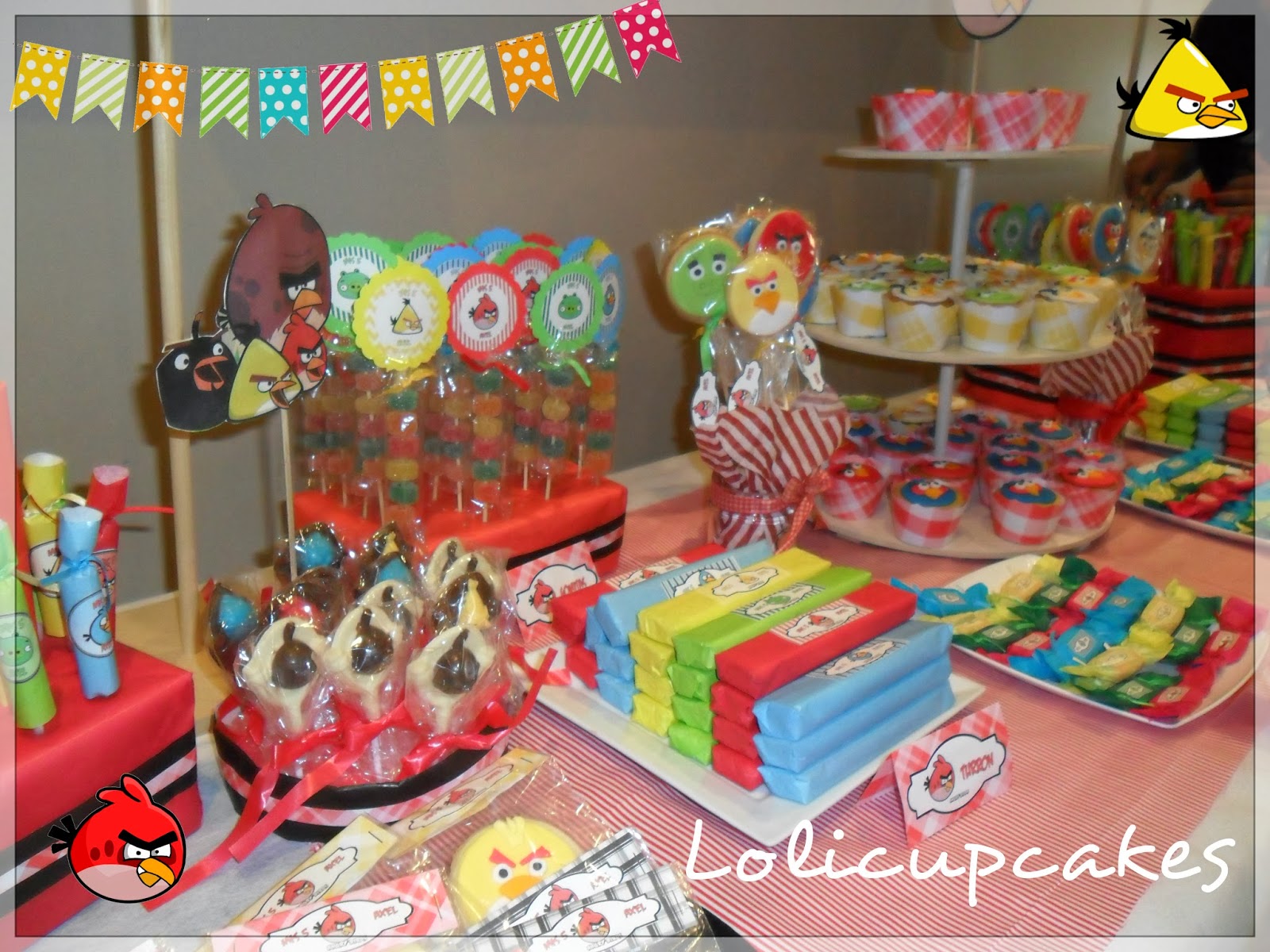 Candy Bar angry birds | Fiestas y cumples temáticos