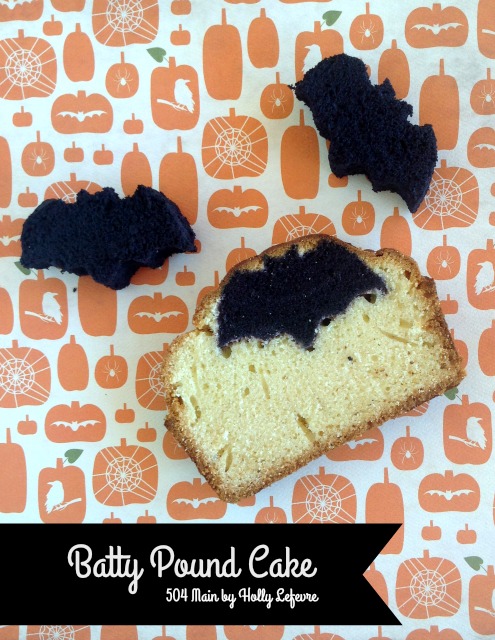 504 Main by Holly Lefevre: Halloween Batty Pound Cake