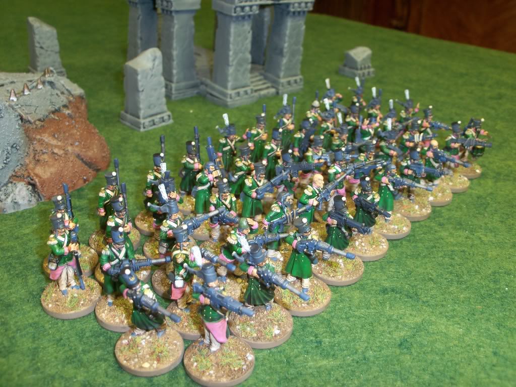 Adventures In Miniature Gaming: Painted Renegade Imperial Guard Conscripts