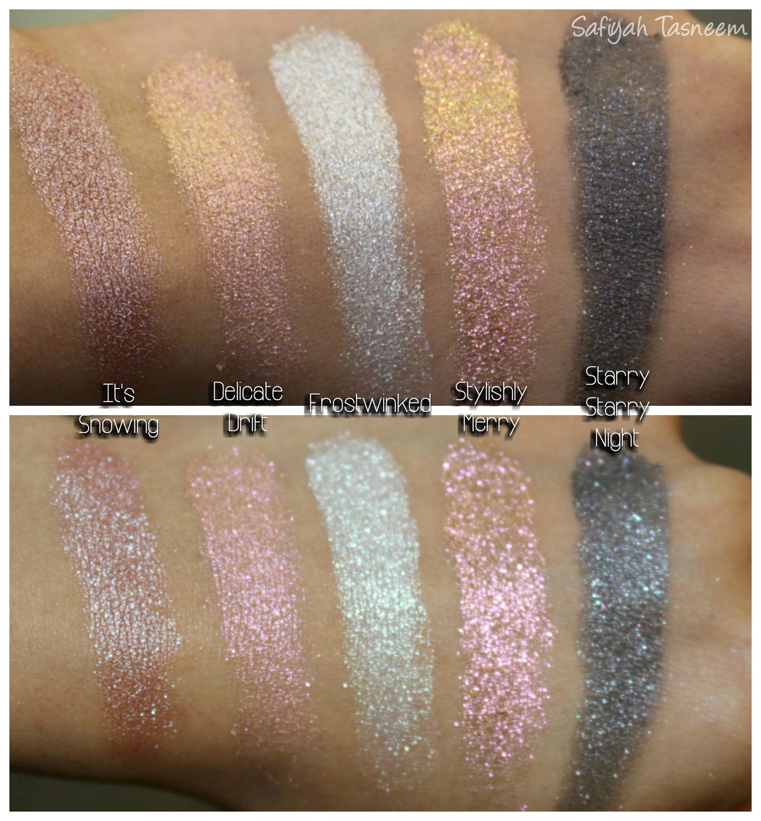 SAFIYAH TASNEEM : Sunday Swatches: MAC Snow Ball Holiday Collection