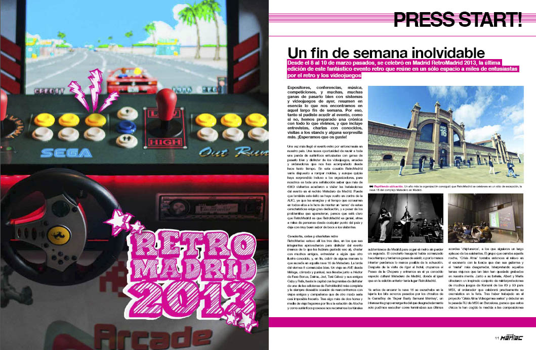 RetroManiac | Revista de videojuegos retro |Videogames Magazine | Indie ...