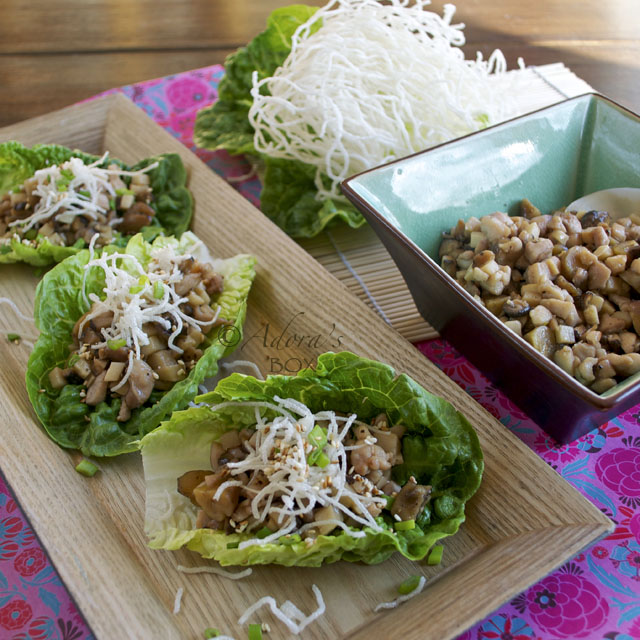 Adora's Box: CHICKEN AND LETTUCE BOATS (SAN CHOY BAU)