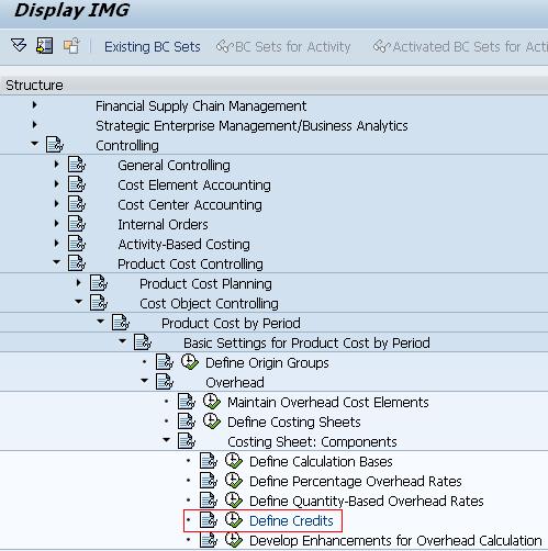 i Learn SAP: Extend Credit Key Date for Production Order in Costing