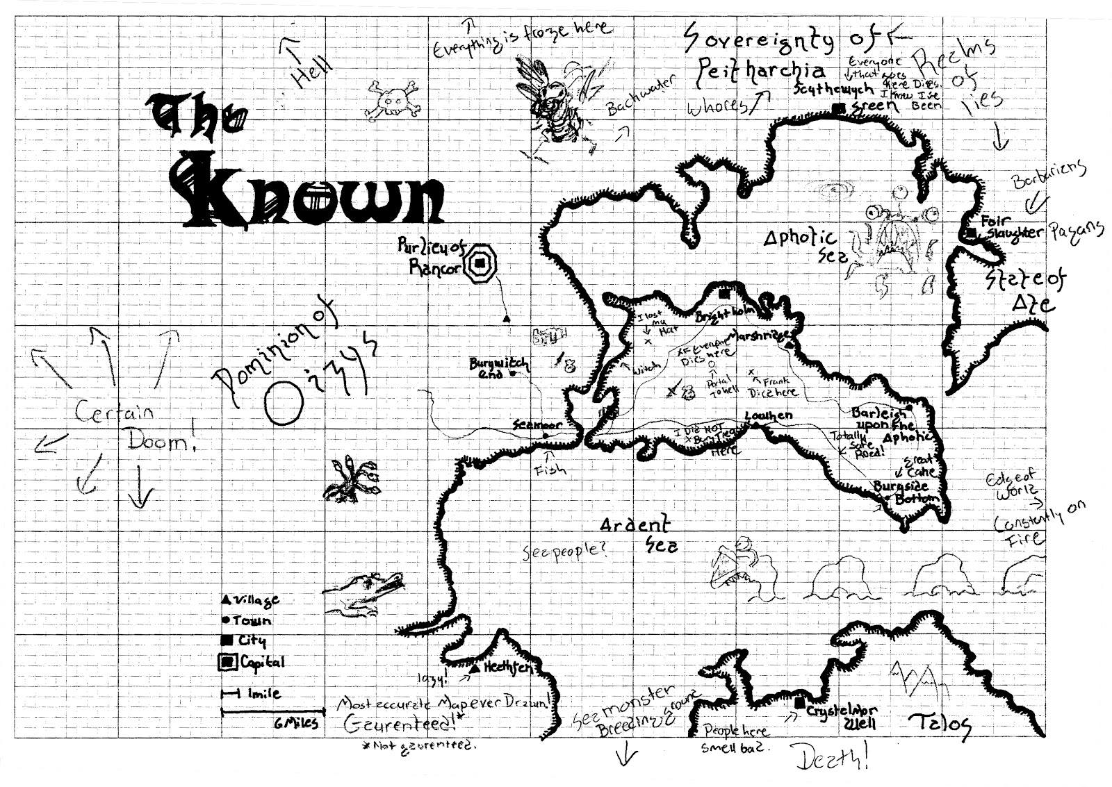 Hack & Slash: On a Map of the Known