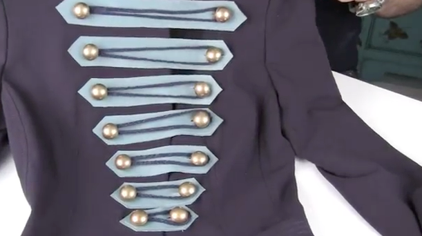 Mark Montano: Military Jacket DIY.......Sew easy!