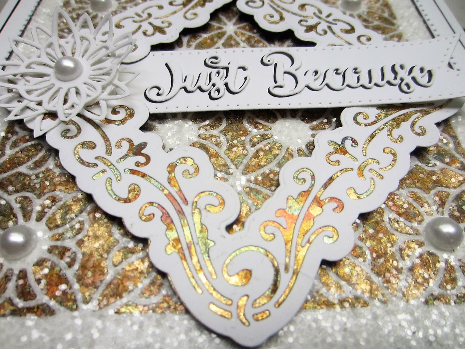 PartiCraft (Participate In Craft): Background Flower Card