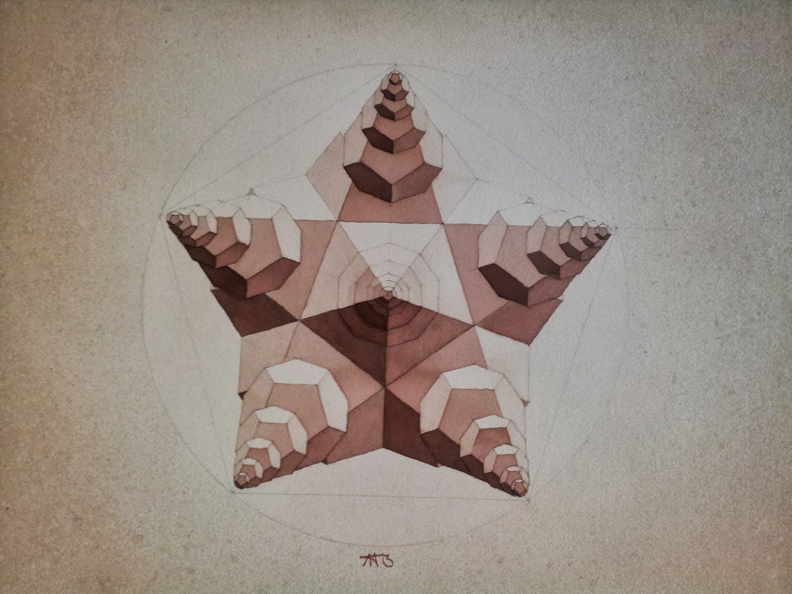 Alberto's blog: 3D Fractal Geometric Drawings: Icosahedral ...