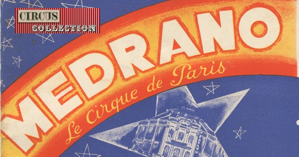 Circus -Collection: Medrano le cirque de Paris 1937, programme