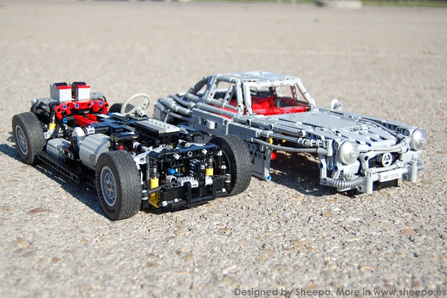 LEGO MOC Mercedes-Benz 300SL '54 Gullwing by Sheepo | Rebrickable ...