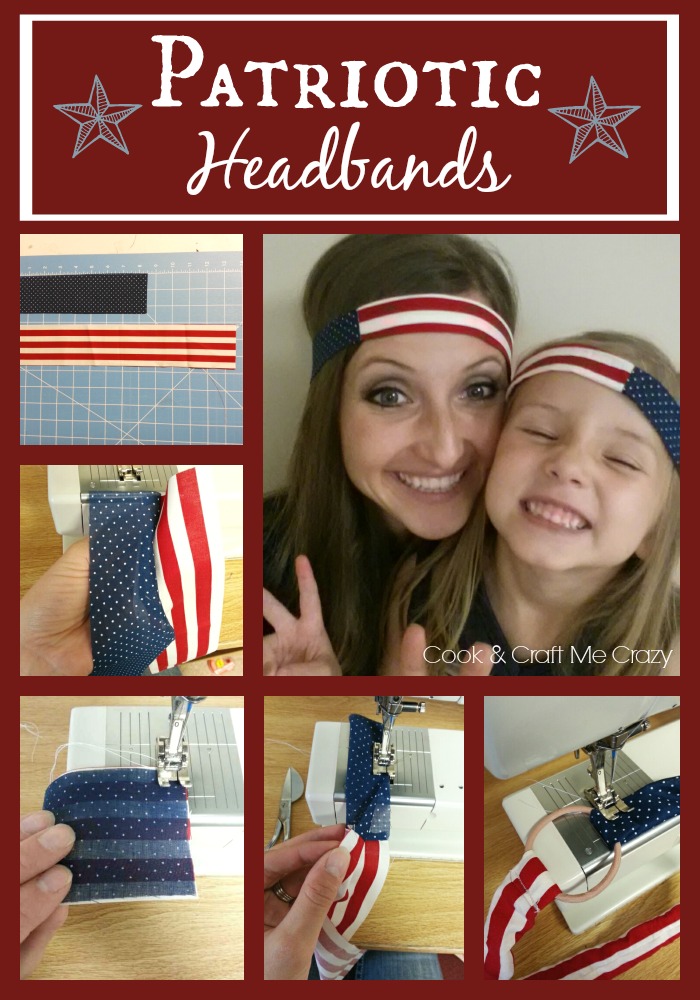 Cook and Craft Me Crazy: Patriotic Headbands