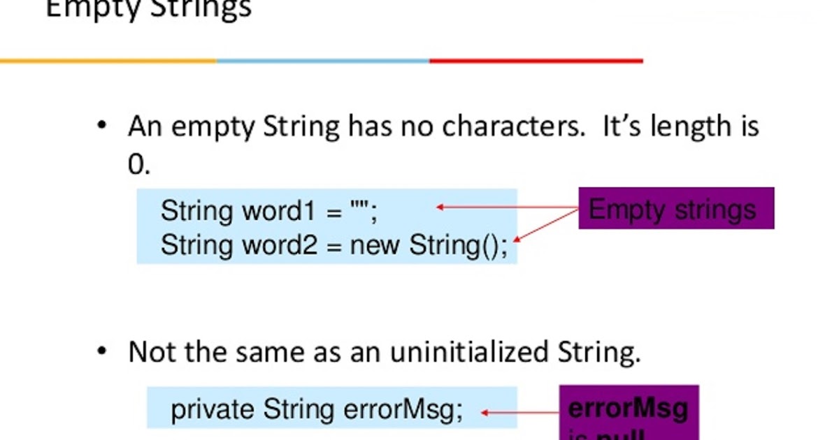 How To Check If String Is Not Null And Empty In Java 