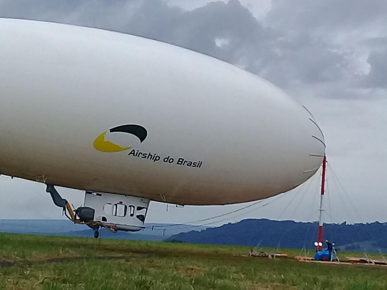AVENTUREIRO DO AR: Dirigível da AIRSHIP do BRASIL voou em São Carlos-SP.