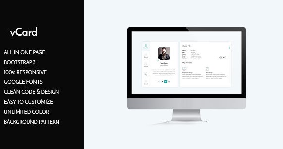 vCard HTML Template | Download Website Templates And Themes For Free ...