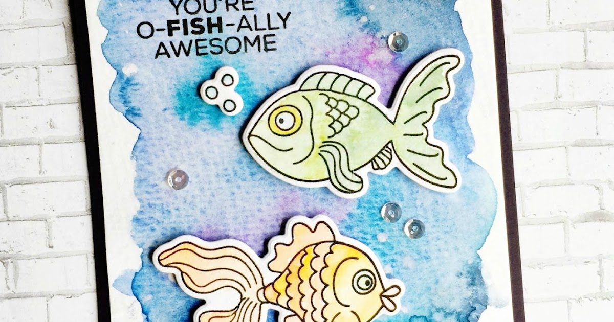 Tam's Art In Flight: Fishy Stamp Set Illustrations