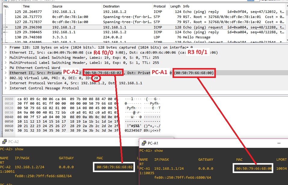 Multimedia Howto: dot1q over MPLS
