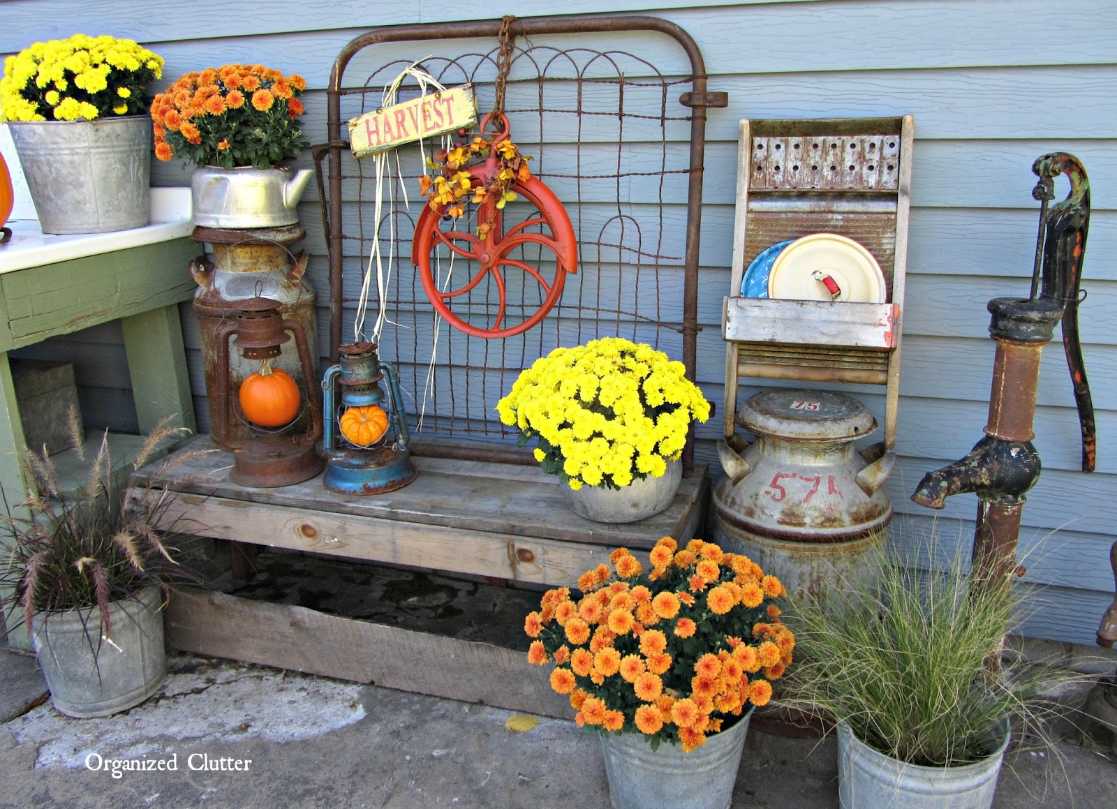 Fall Outdoor Decor: a SALVAGE STYLE Event - Organized Clutter