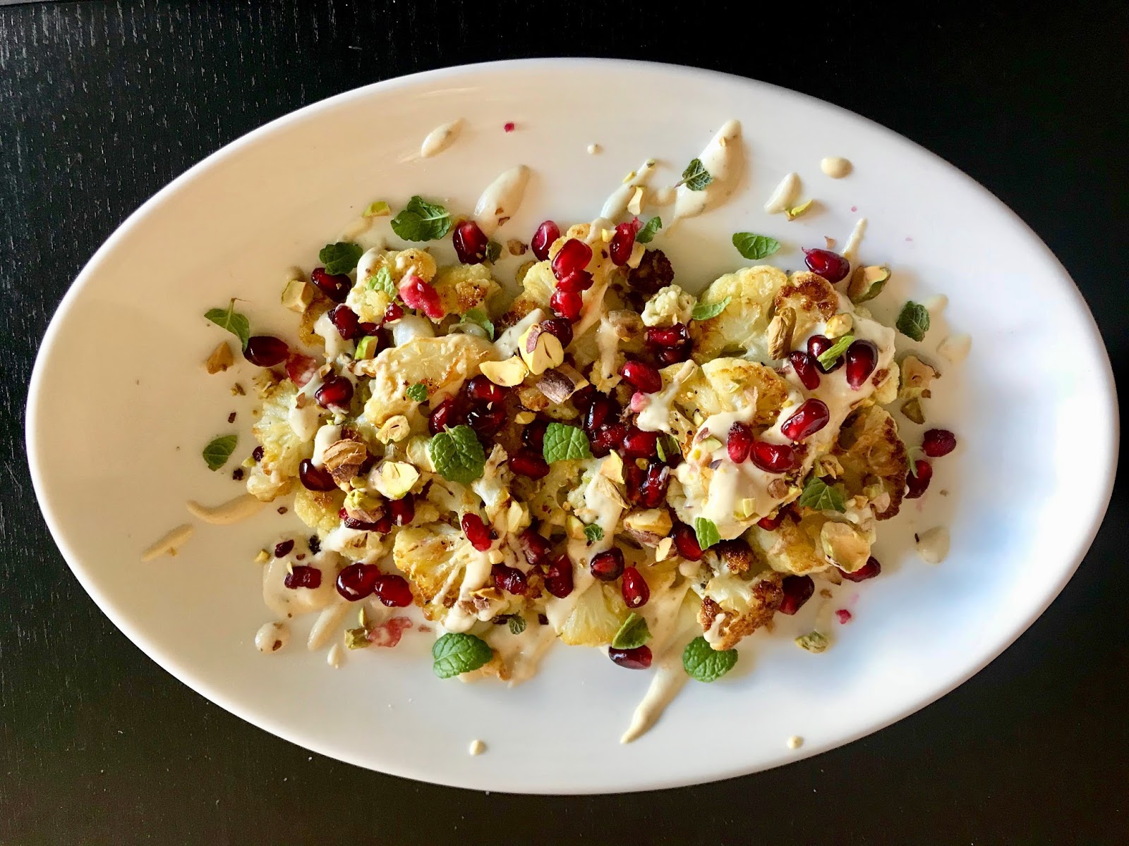 Middle Eastern Inspired Cauliflower