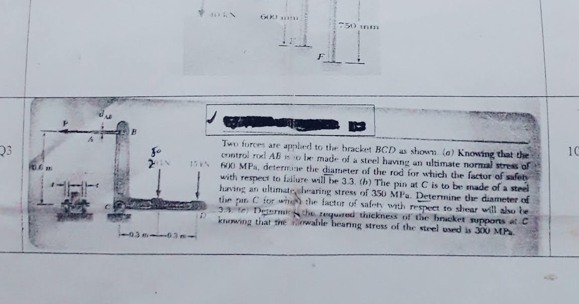 Mechanical Engineering: Mechanics of Material1 5 Year Past Papers
