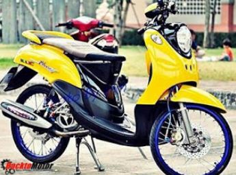Aneka Modifikasi Motor Matic Yamaha | Modifikasi Motor
