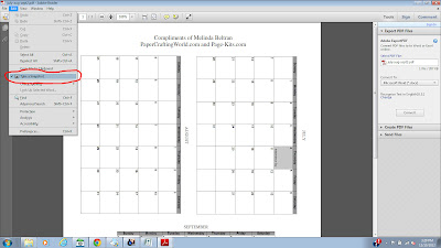 CraftyMelinda.com: How To Re Size and Copy in Adobe Reader
