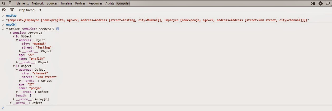 Java Technical Converting Java Object Into Javascript Object 6074