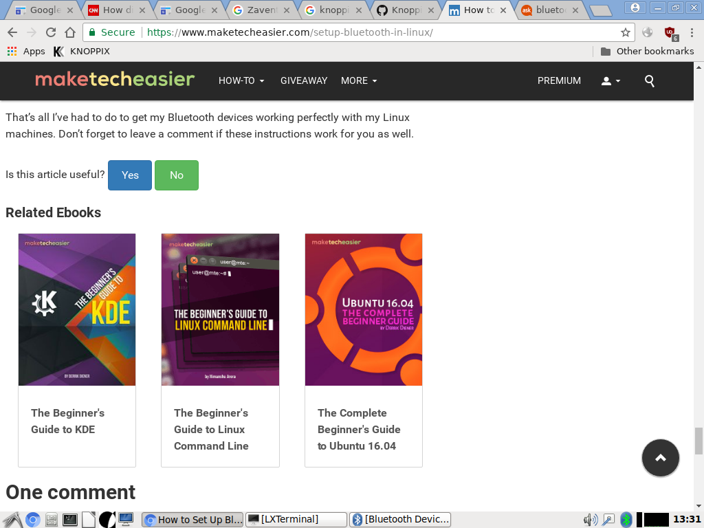 My journey with the Linux Operating System: Setup bluetooth in Linux ...