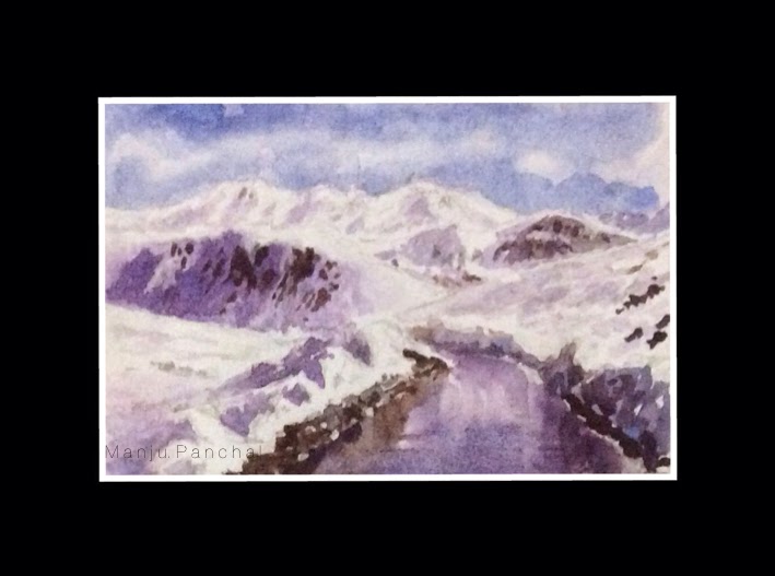 Paintings and Drawings by Manju Panchal: Creating a Thumbnail sketch ...